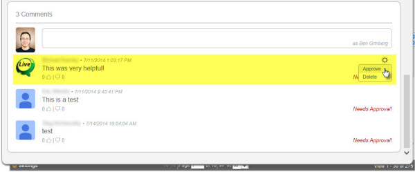 How to manage Knowledge Base article comments-LiveHelpNow-Knowledgebase